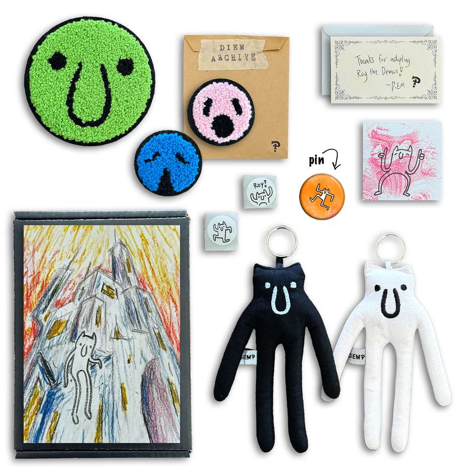 Roy the Demon Plushie | Soft, Huggable doll | Made by DiEM